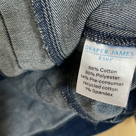 Draper James | Jackets & Coats | Draper James Ruffled Denim Jacket In ...